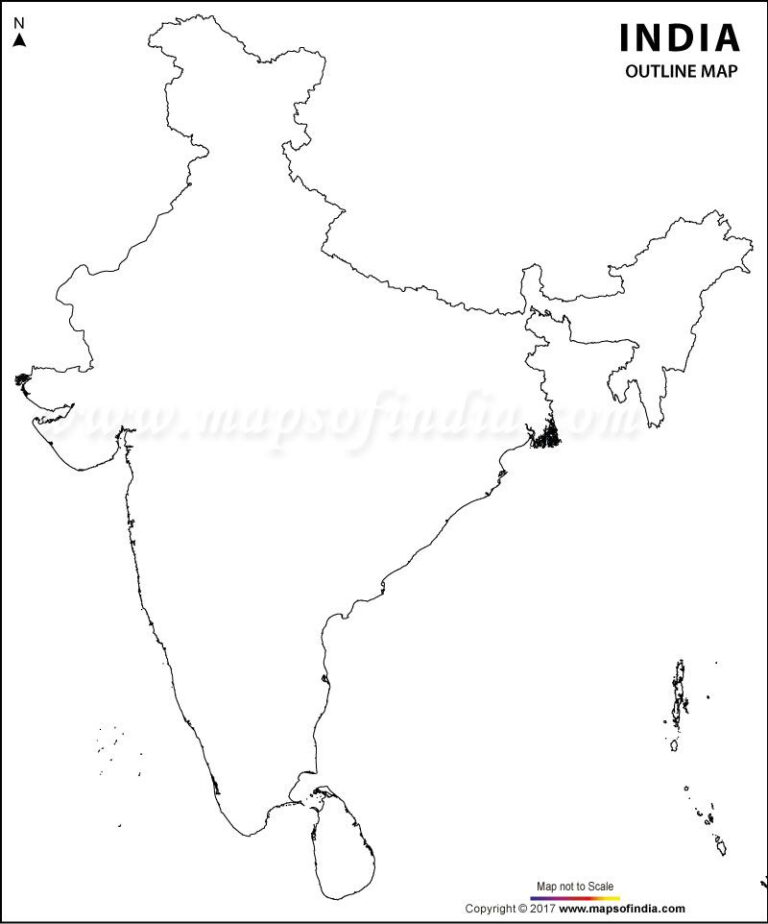 India Blank Map India Map Map Outline Map | Adams Printable Map