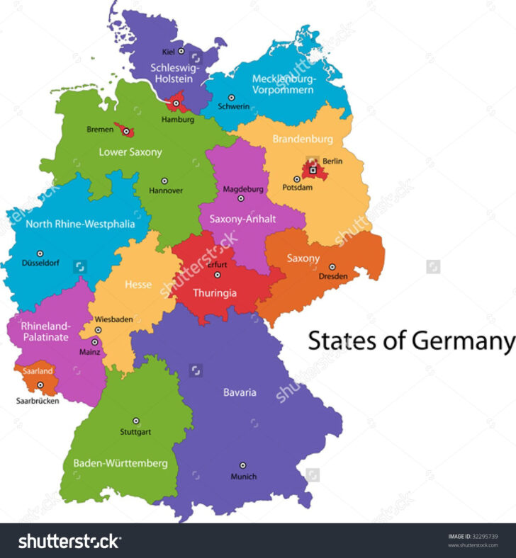 Map Of German States And Cities 15 Maps Update 800800 Map Cities In ...