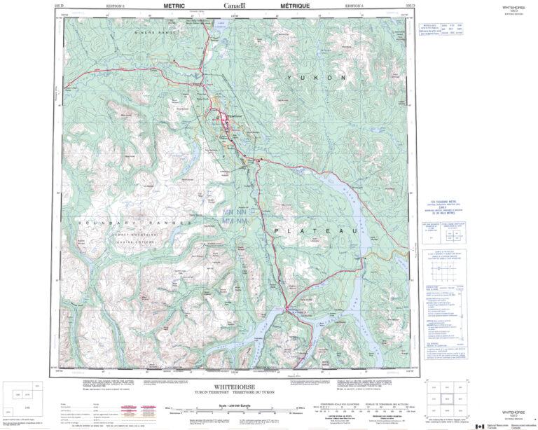 Printable Topographic Map Of Vancouver 092G Bc Free Printable Topo ...