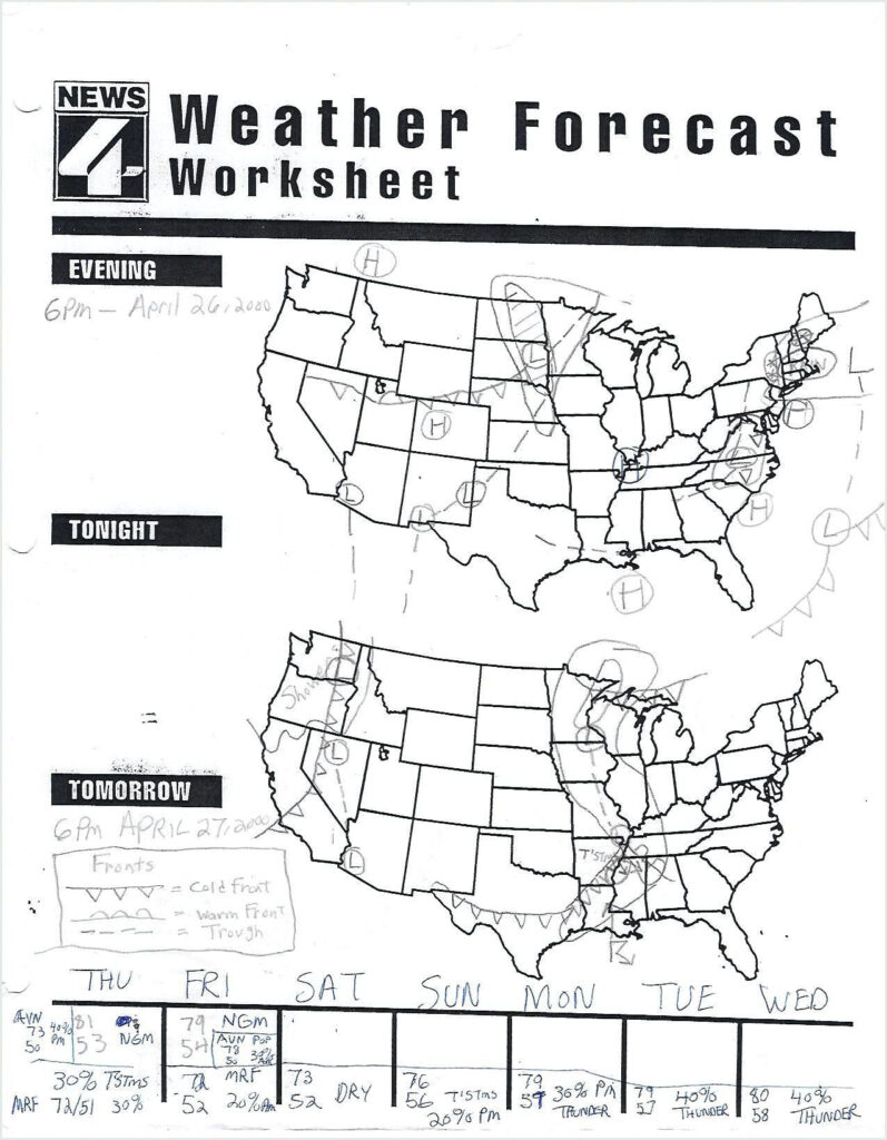 Reading Weather Maps Worksheet Weather Worksheets For 3rd Grade | Adams ...
