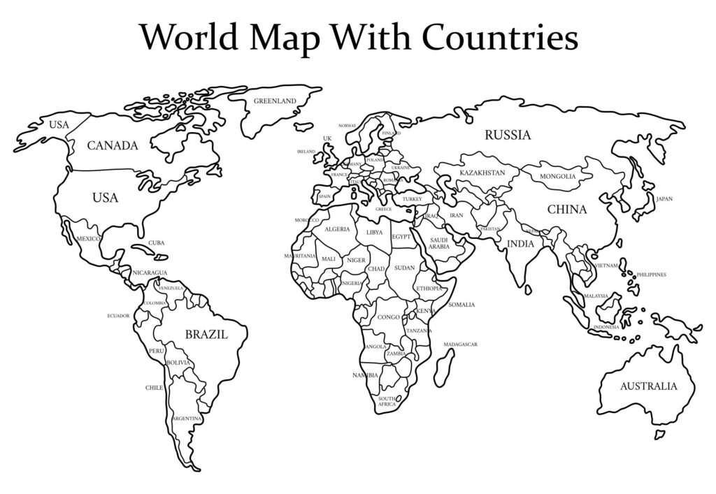 10 Best Black And White World Map Printable Printablee Adams 10-best-black-and-white-world-map-printable-printablee-adams
