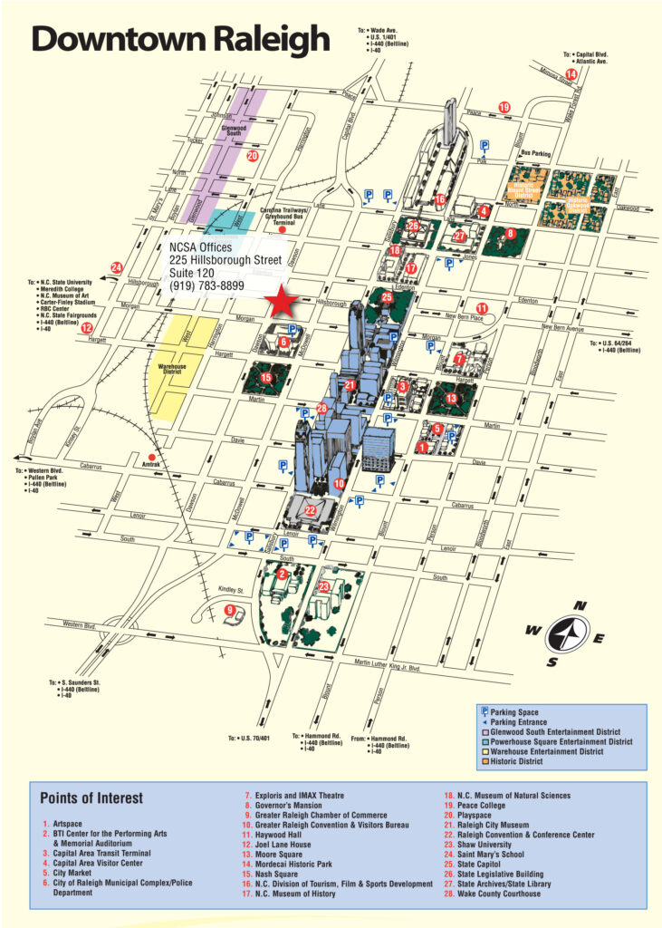 28 Map Of Downtown Raleigh Maps Database Source | Adams Printable Map