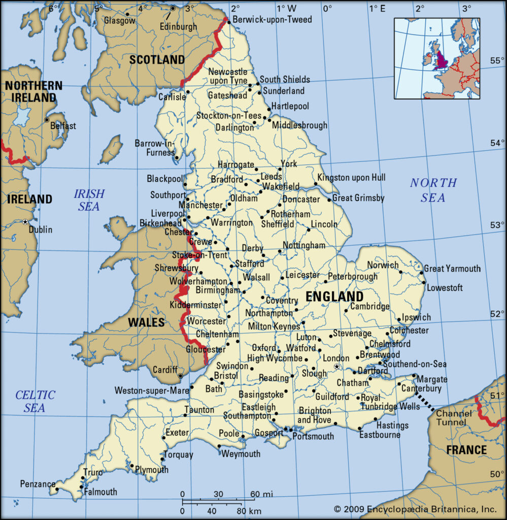 England History Map Flag Population Cities Facts Britannica | Adams ...