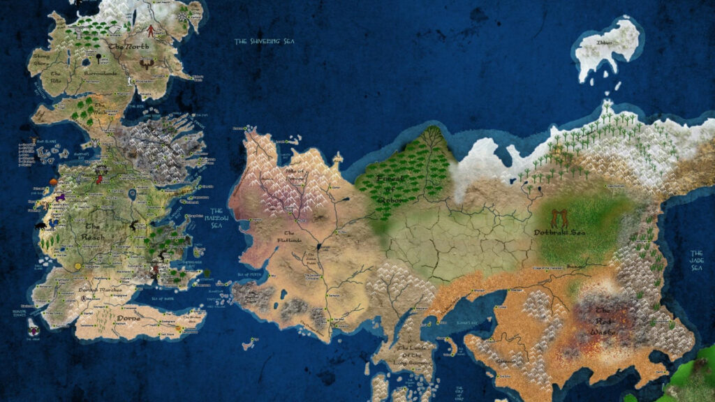 Get Game Of Thrones Map Hd Wallpaper Gif | Adams Printable Map