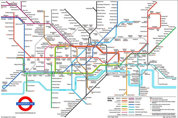 London Underground Map Printable A4 Printable Maps | Adams Printable Map