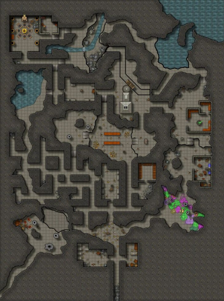 Lost Mines Of Phandelver Wave Echo Cave In 2021 Fantasy Map Lost ...
