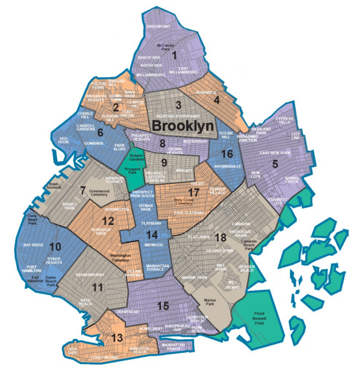 Map Of Nyc 5 Boroughs Neighborhoods Map Of The 5 Boroughs Printable ...