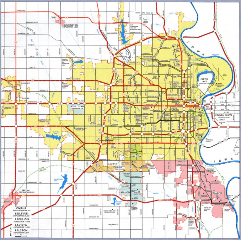 Printable Map Of Omaha With Zip Codes Printable Maps | Adams Printable Map