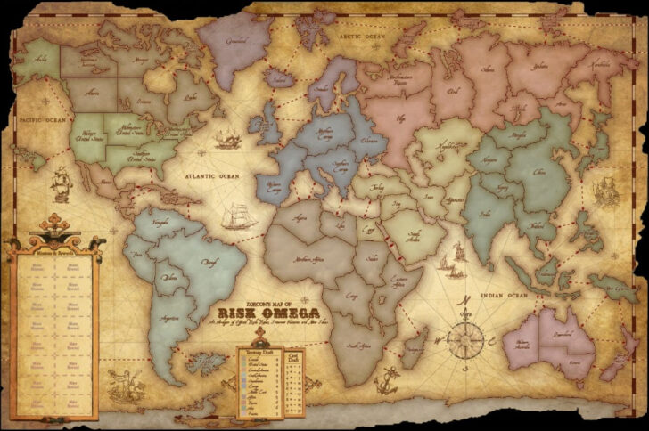 Risk Board Game Printable Map Printable Maps | Adams Printable Map