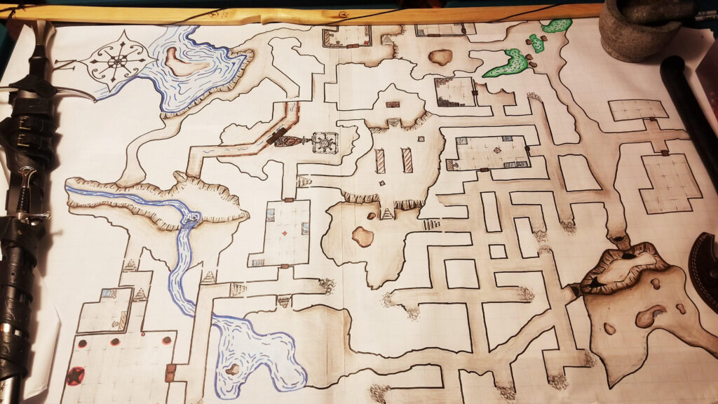 Wave Echo Cave Player Map World Map Atlas | Adams Printable Map