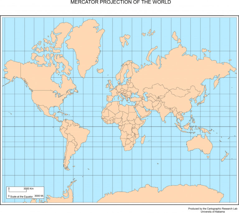 World Map Mercator Projection Printable Printable Maps | Adams ... World Map Mercator Projection Printable Printable Maps | Adams ...