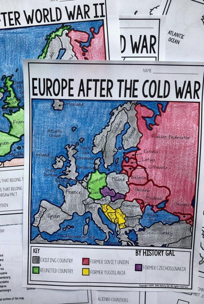 World War 2 Map Worksheets Printables | Adams Printable Map