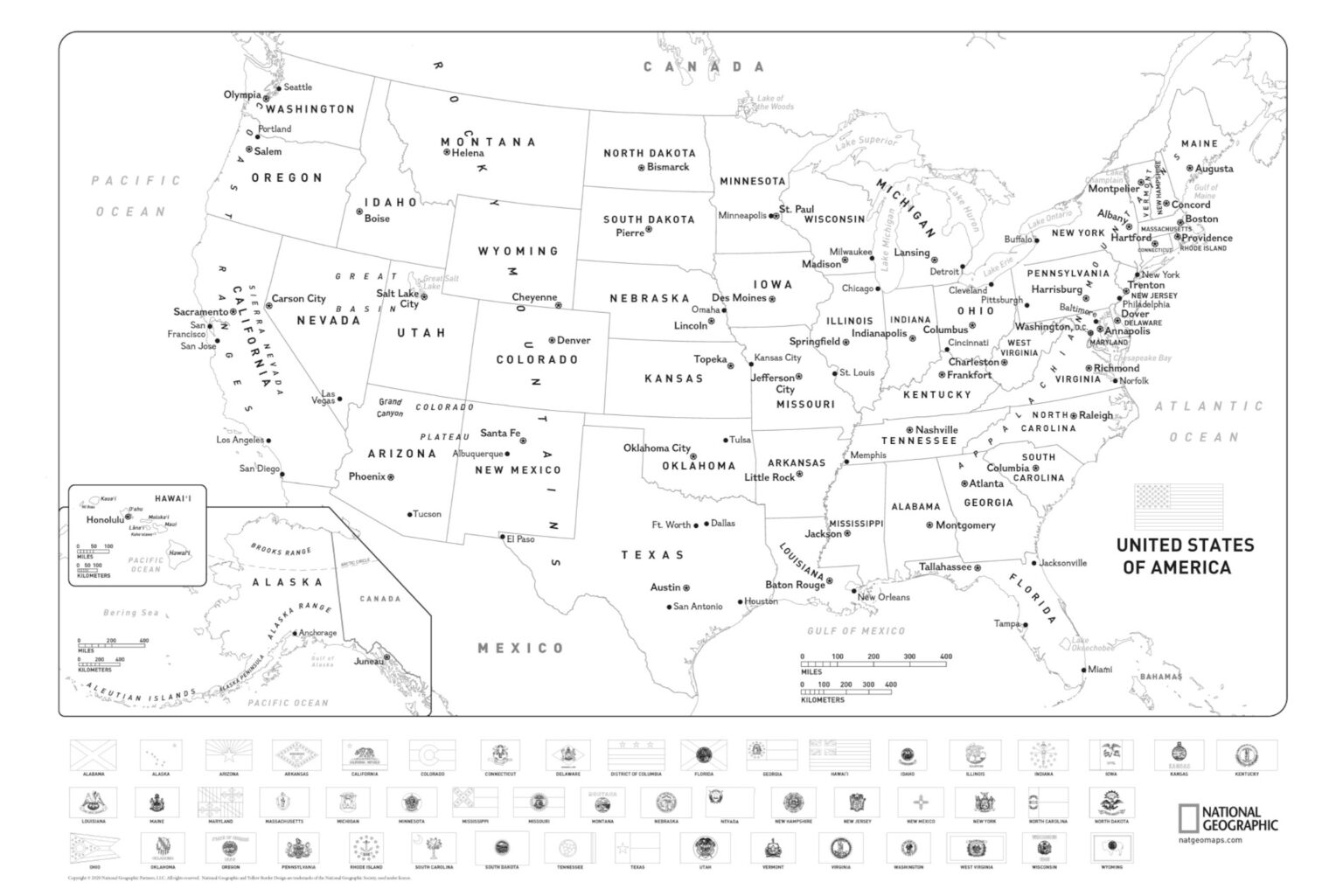Printable World Map Coloring Page With Countries Labeled | Adams ...