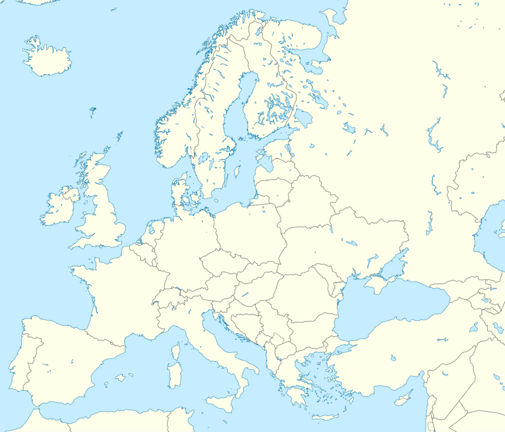 Free Printable Map Of Western Europe | Adams Printable Map