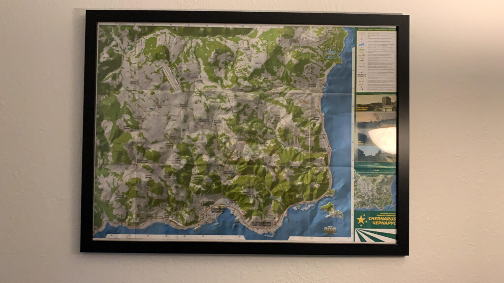 Framed Map Of Chernarus : R/Dayz Pertaining To Printable Dayz Map ...