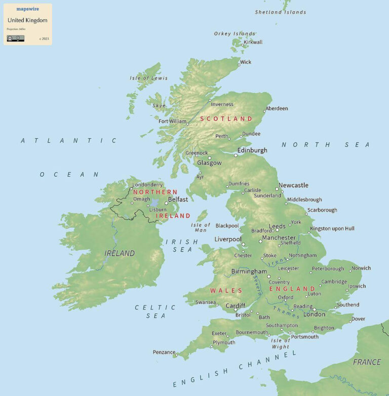 Free Printable Map Of The Uk | Adams Printable Map