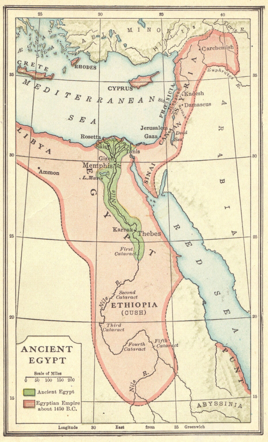 Free Printable Map Of Ancient Egypt | Adams Printable Map