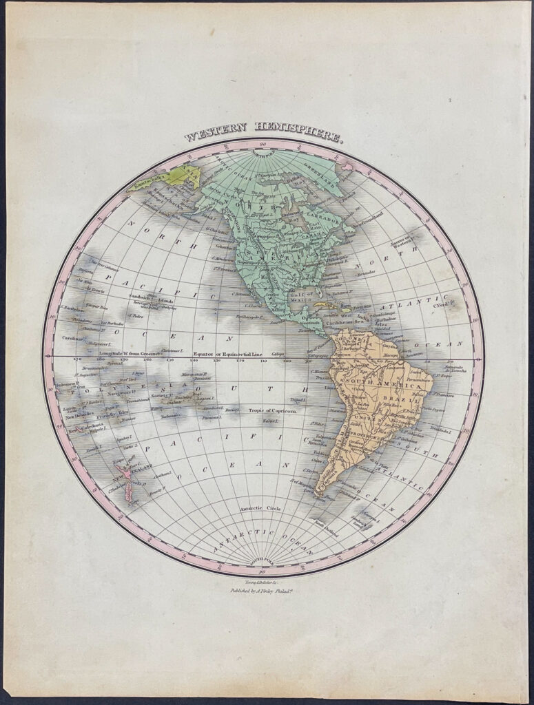 Map Of The Western Hemisphere Printables | Adams Printable Map