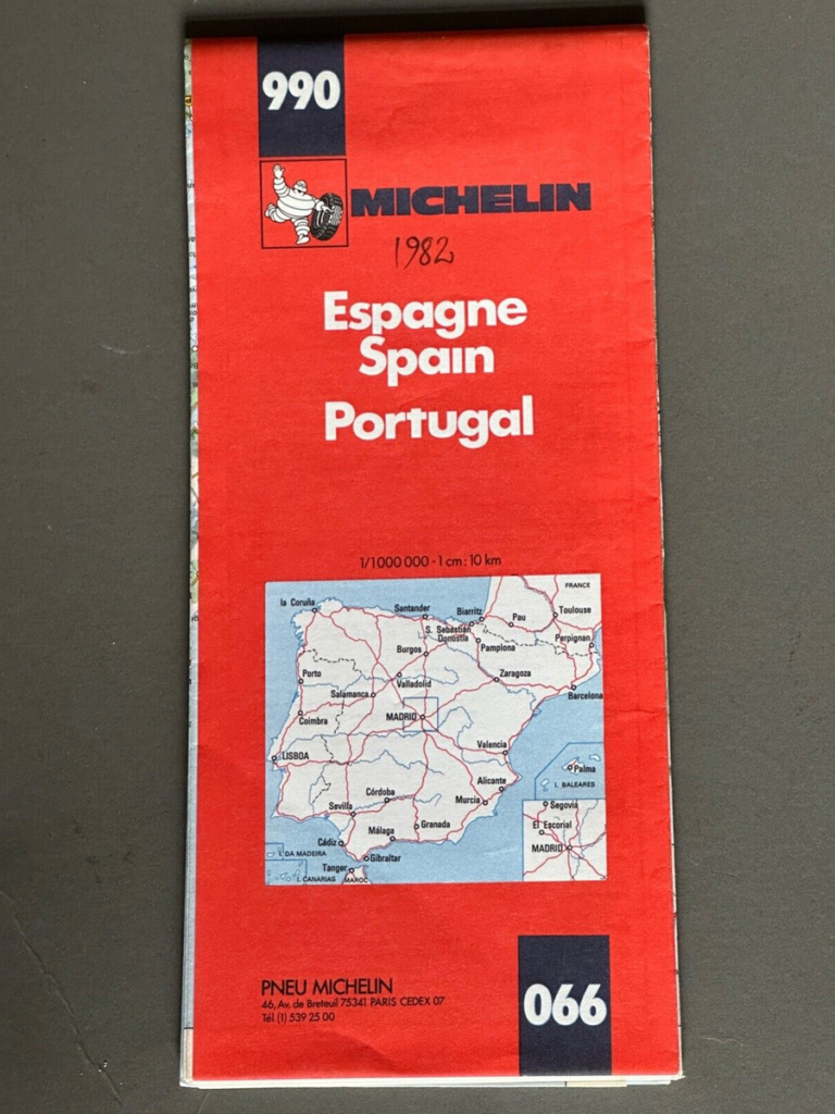 Michelin Map Of Spain And Portugal | Adams Printable Map
