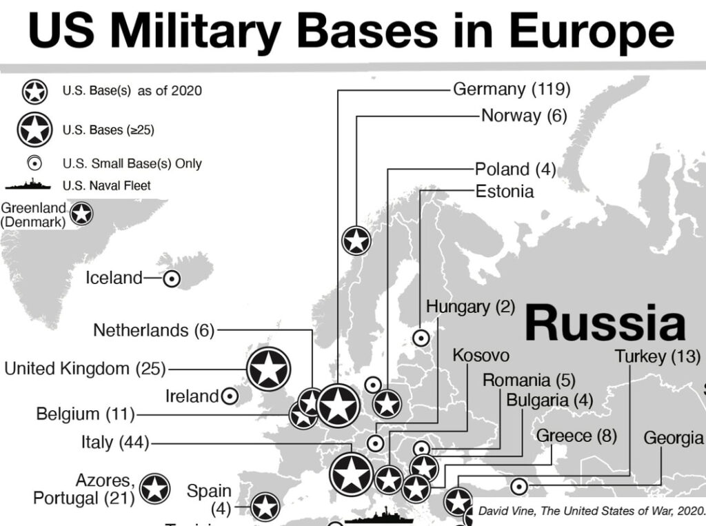 Map Of US Military Bases In Italy | Adams Printable Map