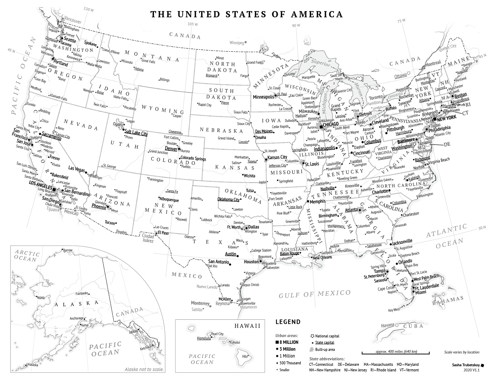 Map Of The 50 States Printable | Adams Printable Map