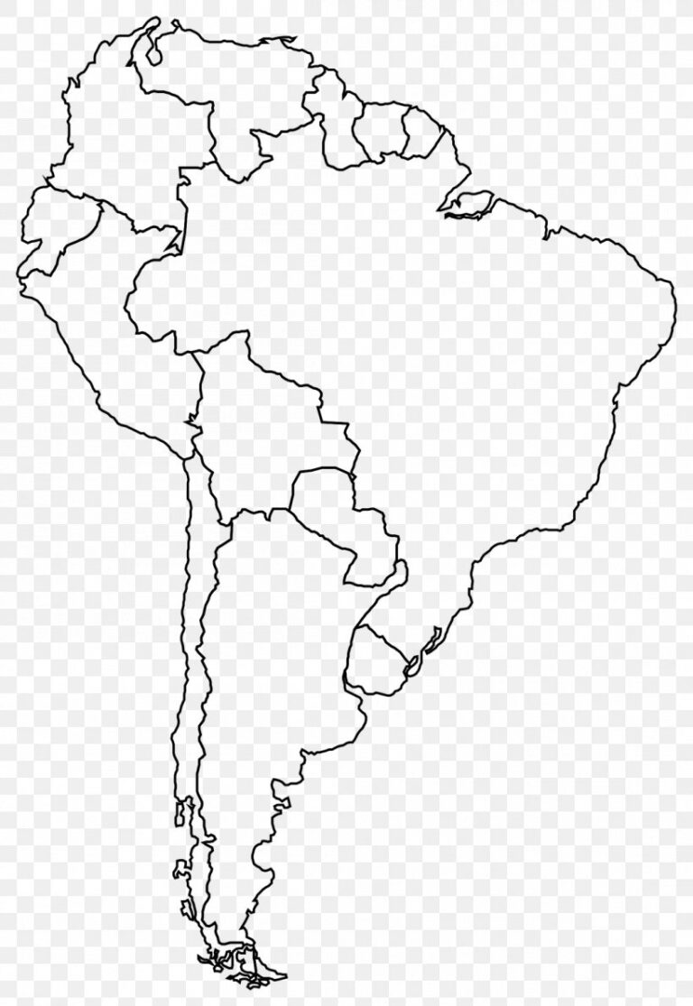 Blank Map Of Latin America Printable | Adams Printable Map