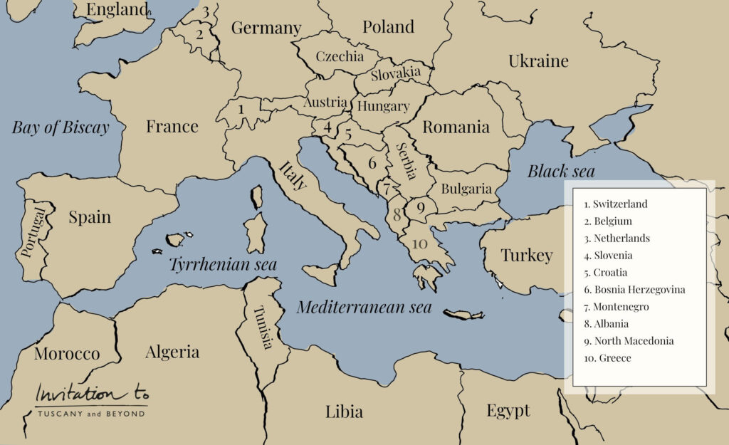 Map Of Italy In Europe | Adams Printable Map